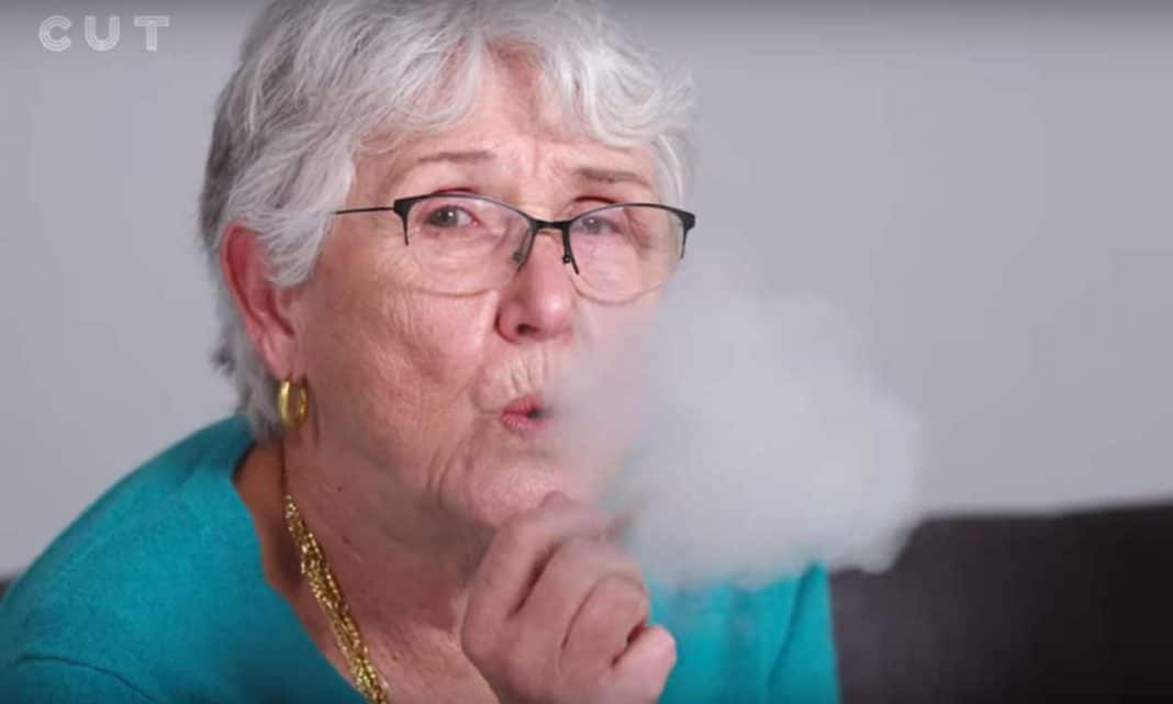 Watch This Grandma Smoke Marijuana For The First Time With Her Grandson